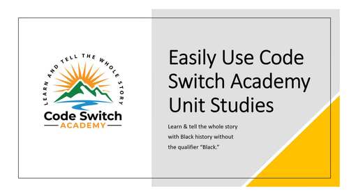 Black African World History - Superheroes Unity Study - Montessori-based