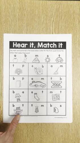 Student Workbook Level 1 Alphabet Knowledge Beginning Phonics PreK ...