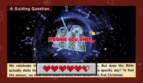 The History of Christmas Interactive PowerPoint Lesson by Moonie Edu sheet