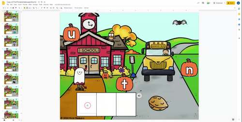 Halloween Activities Short U CVC Words Digital Resources | Fall Phonics ...