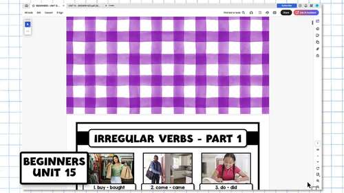 Past Simple: Irregular Verbs + Auxiliary Verb Did | ESL Grammar Practice