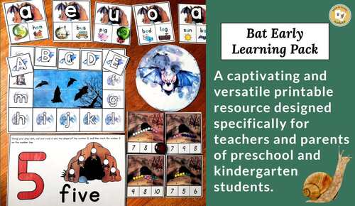 Bat Early Learning Life Cycle Preschool Kindergarten Hands On ...