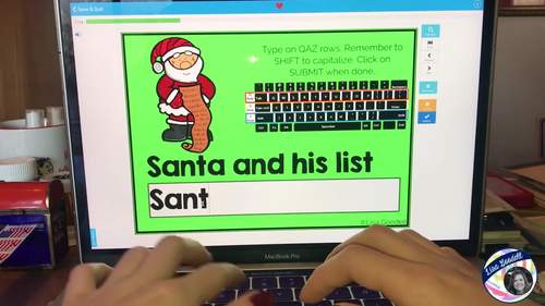 Christmas Word Typing Practice - Internet - No Prep BoomCards by Lisa ...