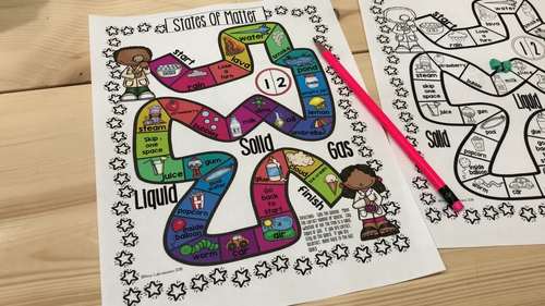 States of Matter Game - Solid, Liquid, Gas by Amy Labrasciano | TPT