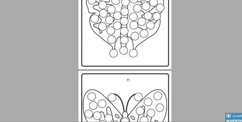 Butterfly Dot Marker Coloring Pages For Pre-k 100% Printables BUNDLE