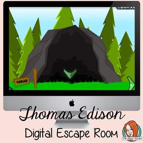 Thomas Edison Escape Room by The Ginger Teacher | TpT