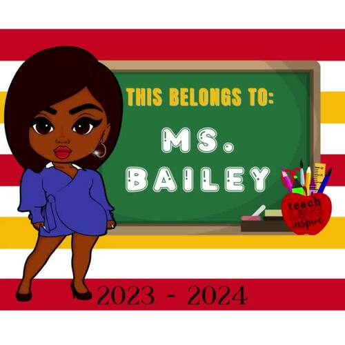 Pencil Box Label for Teachers/Staff - EDITABLE by Strawberry Creations