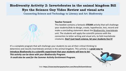 Biodiversity: Invertebrates in the animal kingdom Bill Nye video review