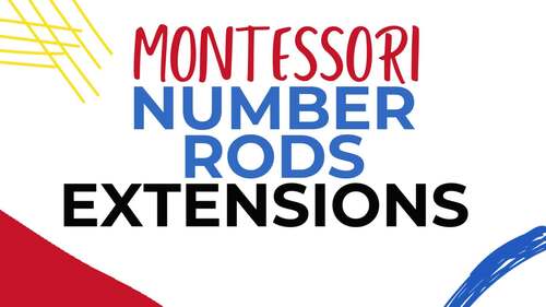Number Rods Montessori by Joy of Montessori | TPT