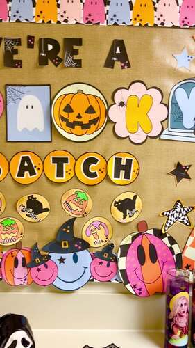 OCTOBER Bulletin Board Set/ HALLOWEEN COOKIES by CrunchesAndCrayons