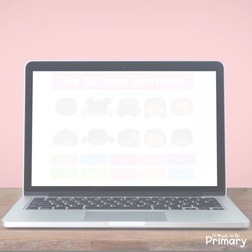 Identifying Feelings & Emotions Check In Chart SEL Morning Slides ...