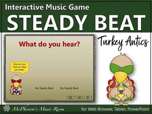 Thanksgiving Music Game | Steady Beat or Not Interactive Music Game ...
