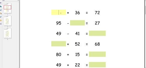 Math Operations: Addition (-50-50) – Find the Result 100 pages 03