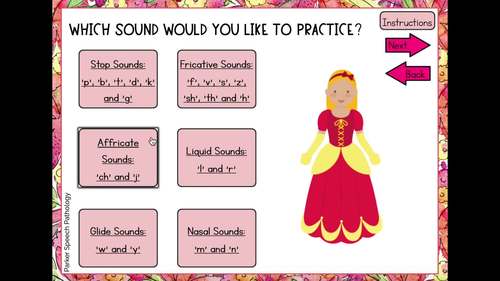 Articulation Speech Sound Boom Cards™ - Build-a-Princess Digital Game ...