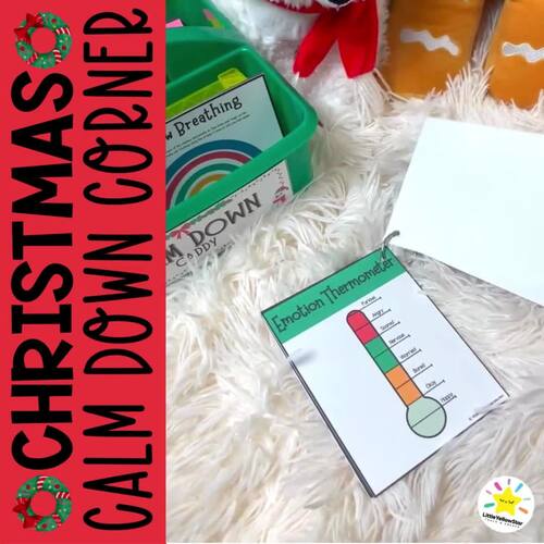Christmas Calm Down Corner Printables Complete Kit | Calming Strategies ...