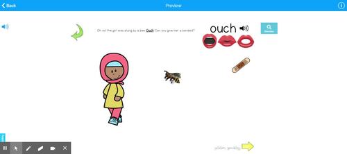 Vowel-Consonant Syllable Boom Card Drill Deck for OUCH by Seldom Speechless