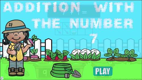 Addition Fluency with 7s Using a Ten Frame Digital Math Game by ...