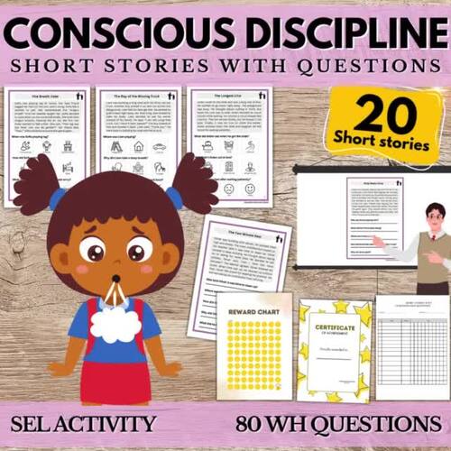 Conscious Discipline Short Stories W/ Questions Worksheet Autism ...
