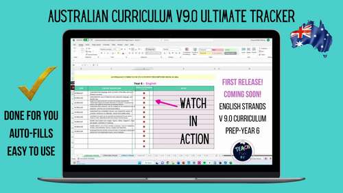 Australian Curriculum V9.0 Year 6 Ultimate Tracker - English by Teach ...