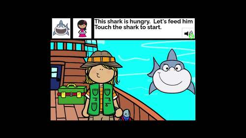 Feed the Hungry Shark | Boom Learning™ Speech & Language Activity