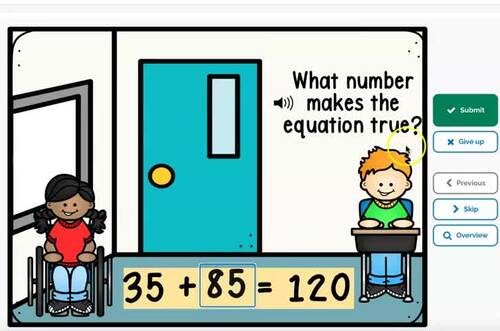 Add and Subtract within 1000 Boom Cards 2nd and 3rd Grade 2.NBT.B.7, 3 ...
