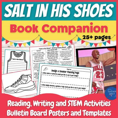 Salt in His Shoes Michael Jordan March Basketball Reading STEM Black ...