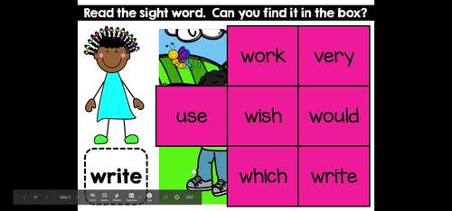 Google Slides™ Sight Words Practice Bundle by Teaching Second Grade