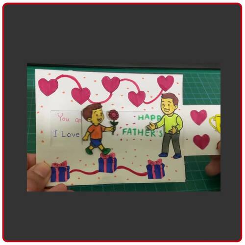 Father’s Day Sliding Card Craft | Fun and Interactive Father's Day Activity