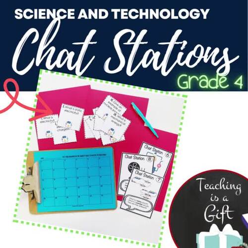 GRADE 4 ONTARIO SCIENCE | CHAT STATIONS | ALL TOPICS | FULL YEAR BUNDLE