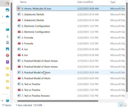 Atoms, Molecules, Ions - Atomic Structure - Science - Full Package ...