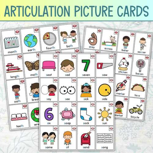 Later Sounds Articulation Flash Cards | Print and Digital | TPT