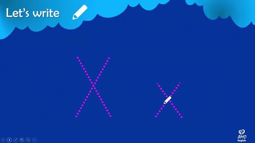 Digital Alphabet Letter X no prep Lesson PPT for Distance Learning