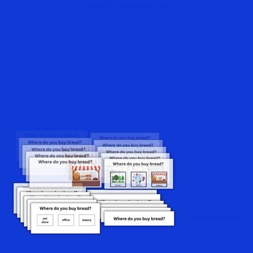 WHERE Questions 240 Leveled Task Cards Autism Speech Therapy ABA Sped