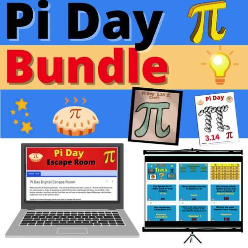 Pi Day Bundle Activities March Resources Lessons by DadsDesigns | TPT