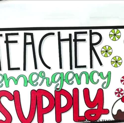 Winter Gift Tags | EMERGENCY CANDY SUPPLY TAGS | TPT