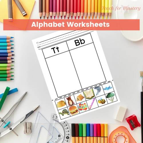 Letters: Alphabet Worksheets (Fundations Level K aligned) by Teach for ...
