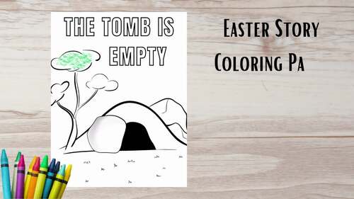 Easter Coloring Pages | Religious Bible Stories Holy Week | TPT