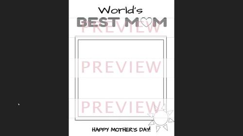 Happy Mothers Day Activity, Worlds Best Mom, All About My Mom, Mom ...