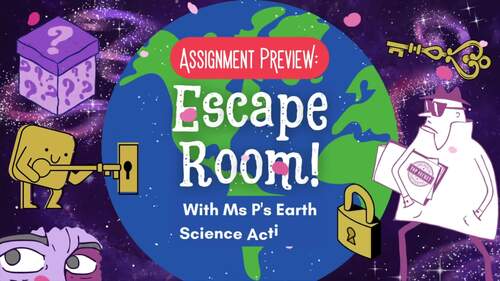 Spring Escape Room- Printable No-Prep Springtime Activity for Middle School