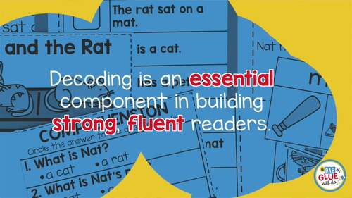 CVC Decodables & Word Work BUNDLE | Practice Reading Simple CVC Sentences!