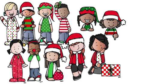 Christmas Kidlettes clip art, Kids clip art COMBO PACK by Melonheadz ...