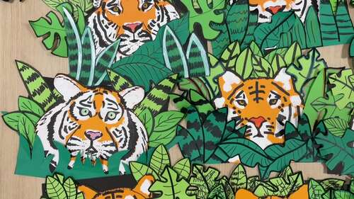 HENRI ROUSSEAU SUMMER TIGER ART PROJECT, ACTIVITY BOOKS AND LESSON PLANS