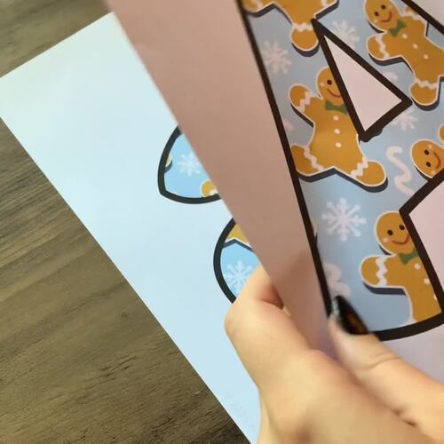 Gingerbread Man Bulletin Board Letters - Winter Christmas Cookie ...