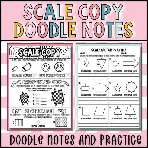 Scale Factor Doodle Notes by The Teaching Essentials | TPT