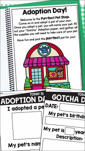 Pet Day End of the Year Animal Theme Day Activities Countdown to Summer