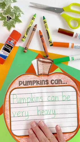 Fall Pumpkin Writing Craft | Autumn Writing Craftivity & Writing Prompt ...