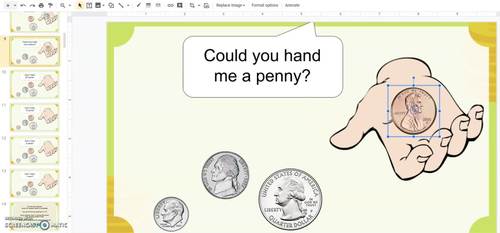 Money Practice - Interactive Google Slide by Kerri the COTA | TPT
