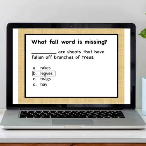 Fall Autumn Task Cards on Boom by The ESL Educator | TPT