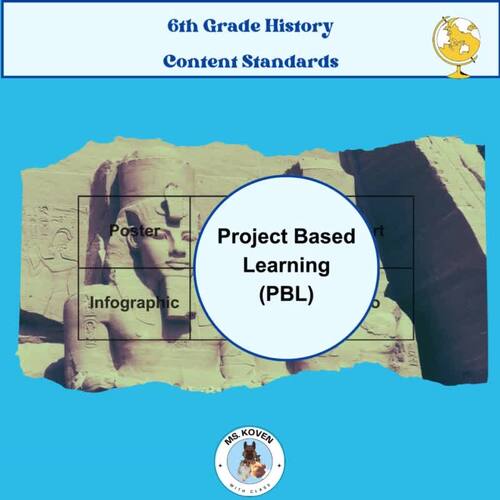 HSS 6.2.7: Great Pharaohs - Hatshepsut and Ramses II PBL Choice Board