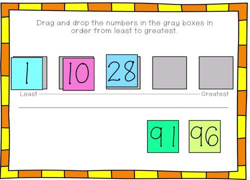 Number Order BOOM Cards 0-100 by Erin J Murray | TpT